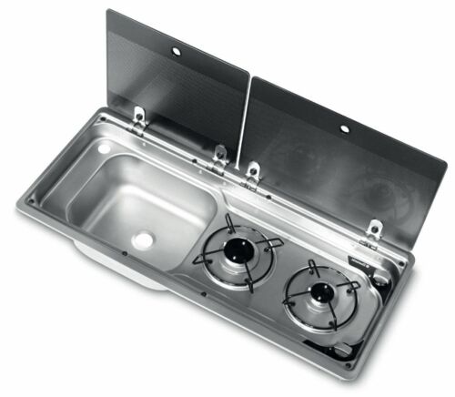 Smev Dometic 9722 Compact Campervan cooker unit + mixer tap & Template ...