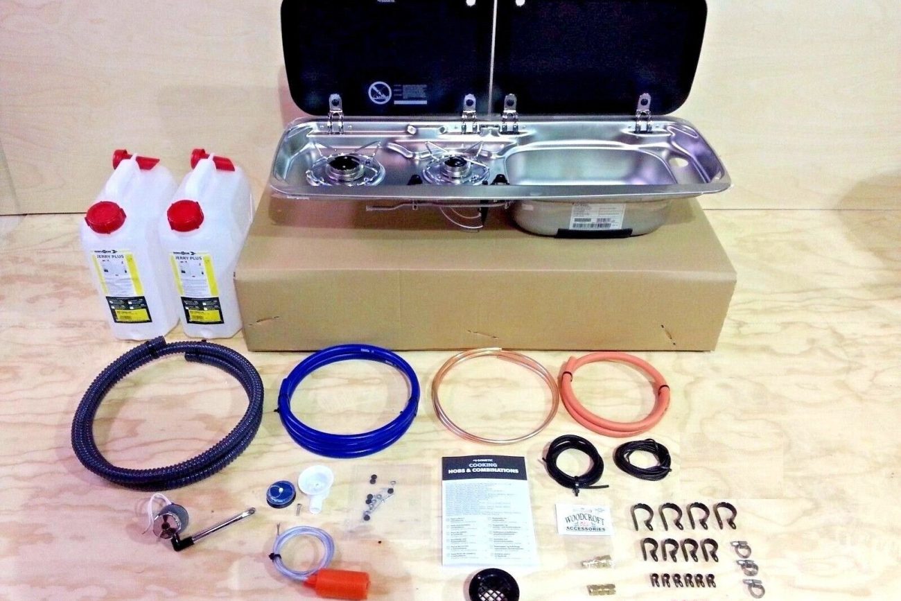 Smev / Dometic 9222 campervan hob and sink unit - South Devon Campervans